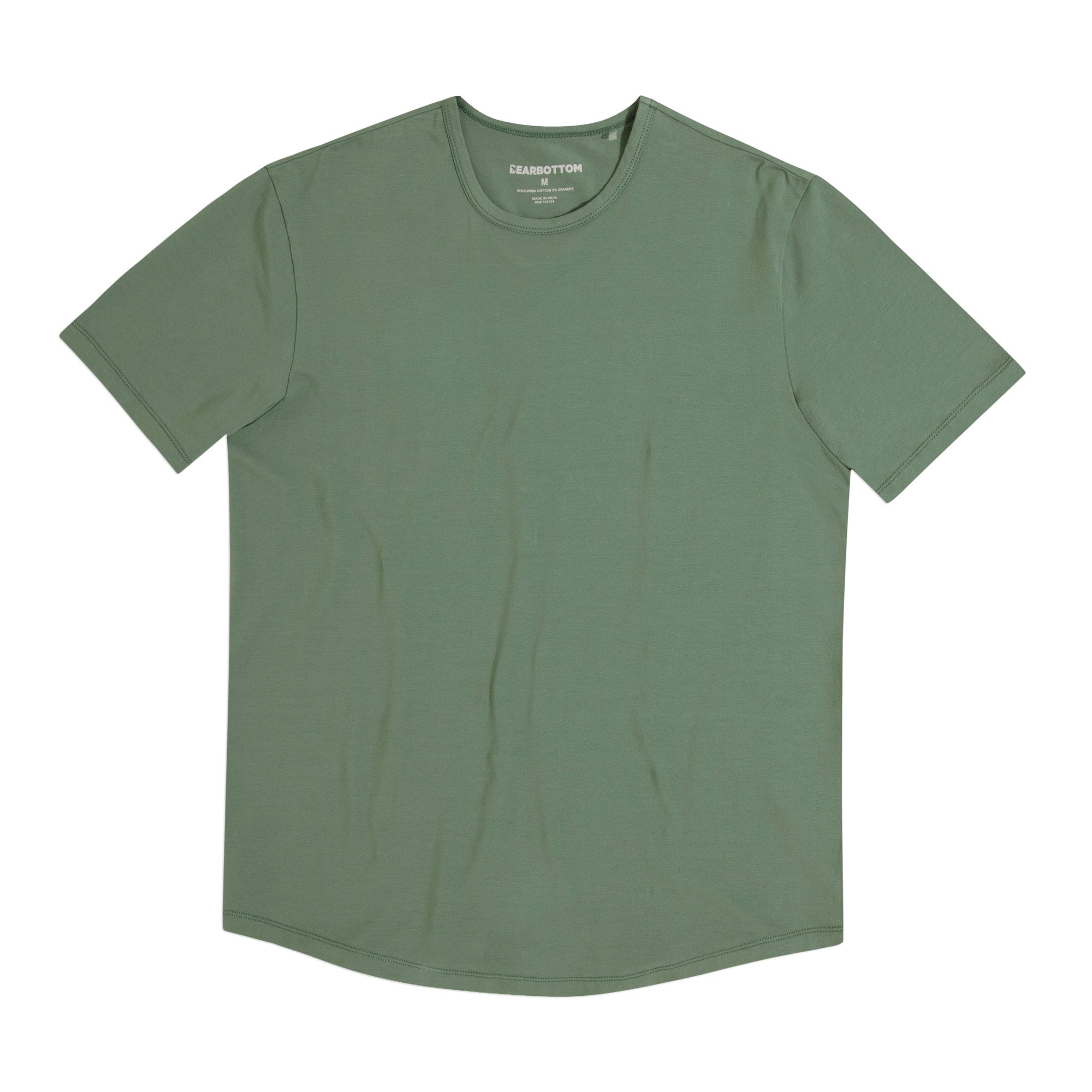 Men's Supima Curved Tee | Bearbottom
